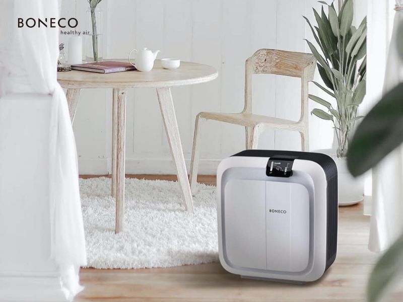 Máy lọc không khí kết hợp tạo ẩm BONECO H680: Lựa chọn hoàn hảo cho phòng ngủ master sang trọng